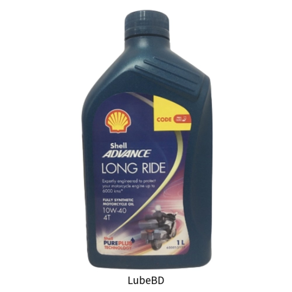Shell Advance Long Ride, 10W40, 4T - 1 Ltr